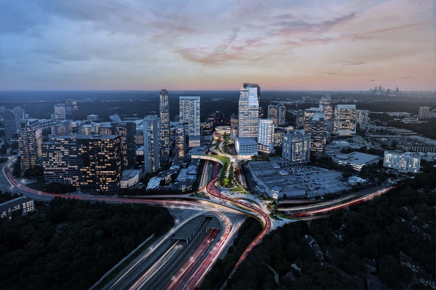 Pedestrian bridge plan for Ga. 400/Lenox interchange moves ahead - Buckhead
